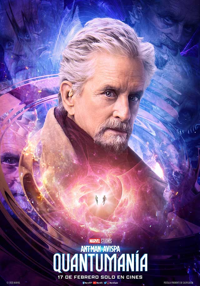 Ant-Man y la avispa: Quantumanía cartel de la película 4 de 9: Michael Douglas es el Dr. Hank Pym