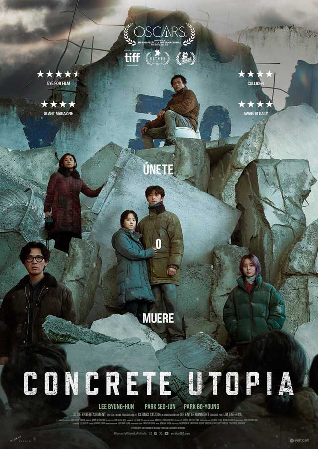 Concrete utopia cartel de la película