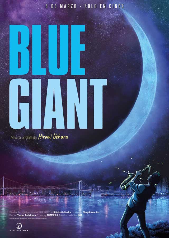 Blue giant cartel de la película