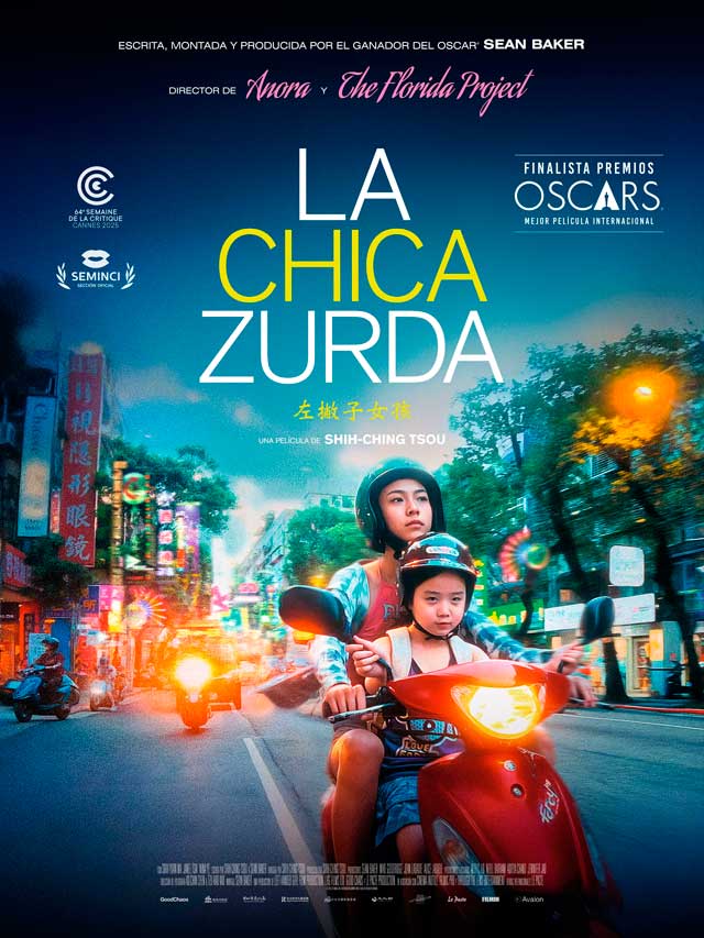 La chica zurda cartel de la película