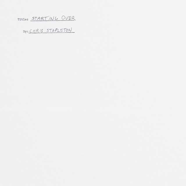 Chris Stapleton: Starting over, la portada del disco