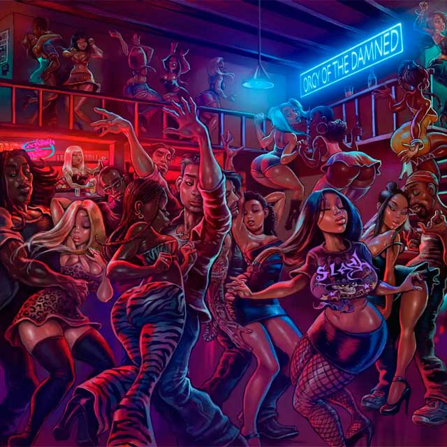 Slash: Orgy of the damned, la portada del disco
